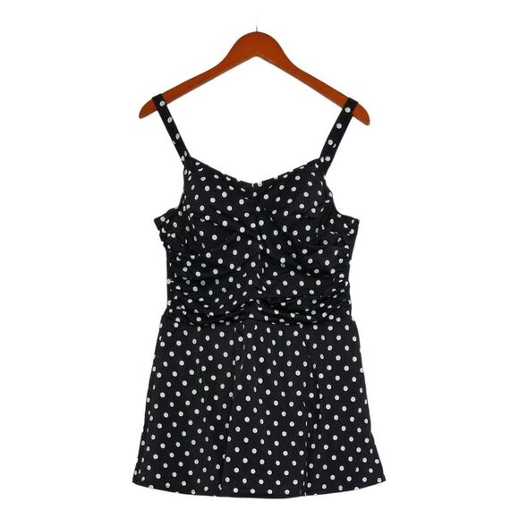 Denim&Co | Swim | Denim Co Beach Petite Twist Front Swim Dress Womens ...